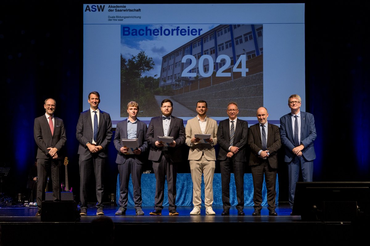 Bachelor-Abschlussfeier 2024 - ASW gGmbh Saarland